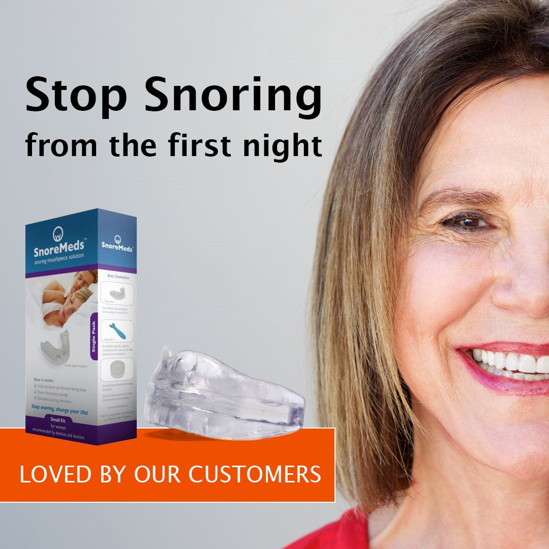 Woman's Single Pack - SnoreMeds Anti Snoring Mouthpiece – SnoreMeds ...